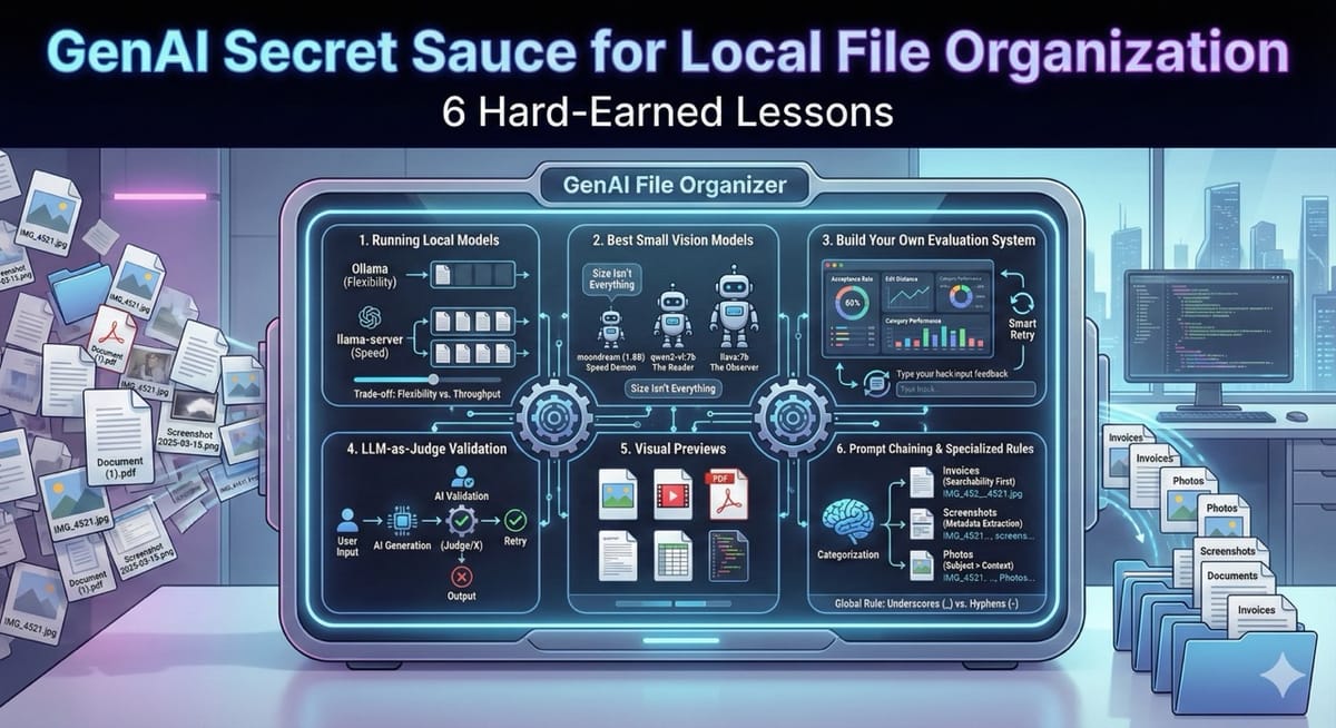 GenAI Secret Sauce for Local File Organization